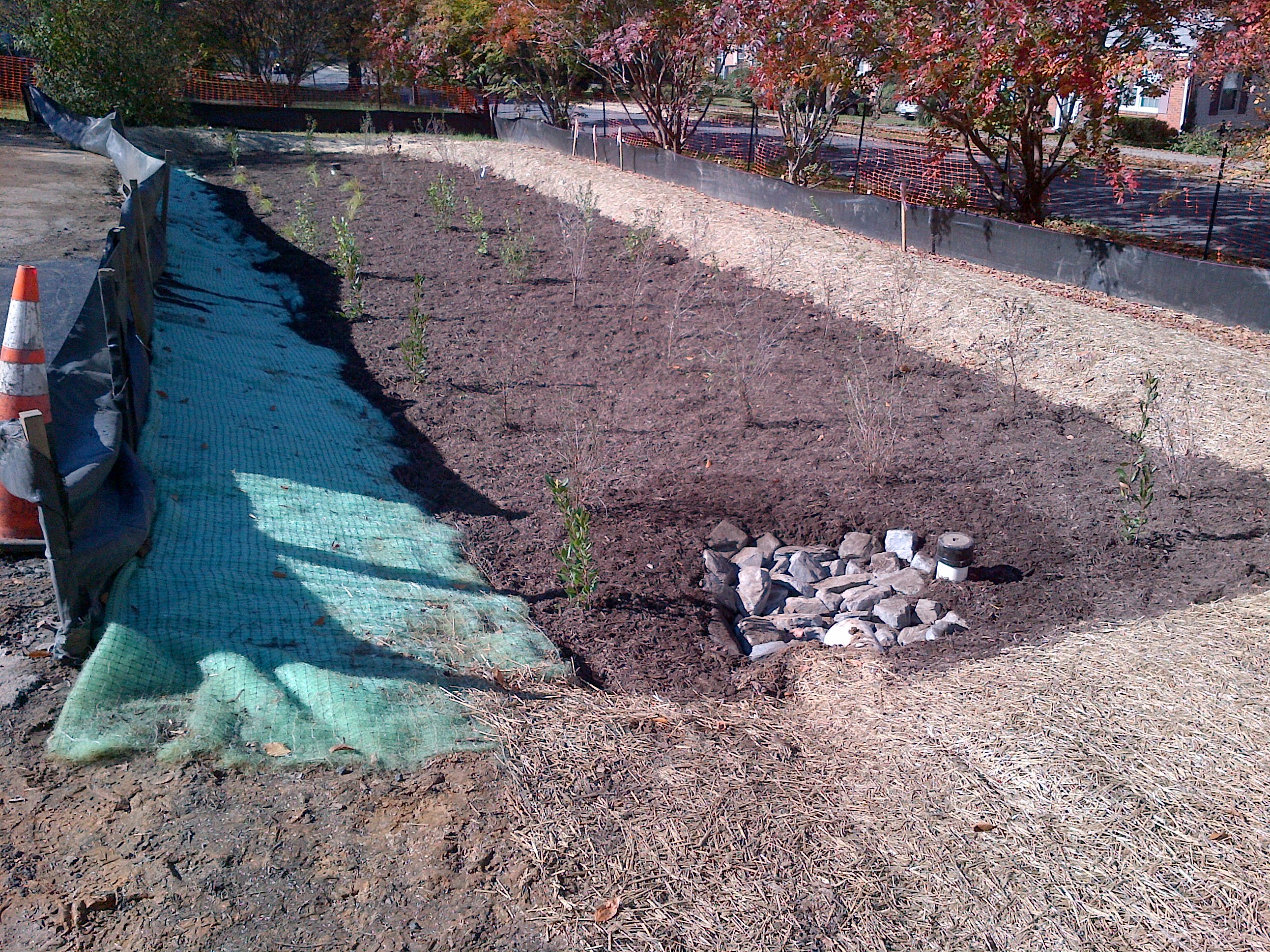 Micro-bioretention and landscape planting at Community Temple Church in ...
