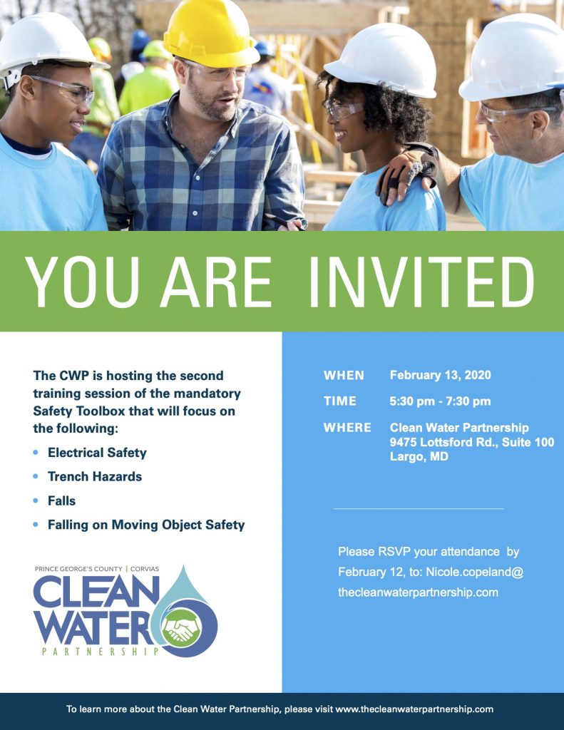 CWP Safety Toolbox Training – The Clean Water Partnership