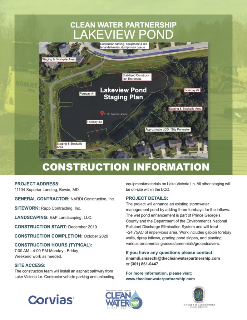 LAKEVIEW POND – The Clean Water Partnership